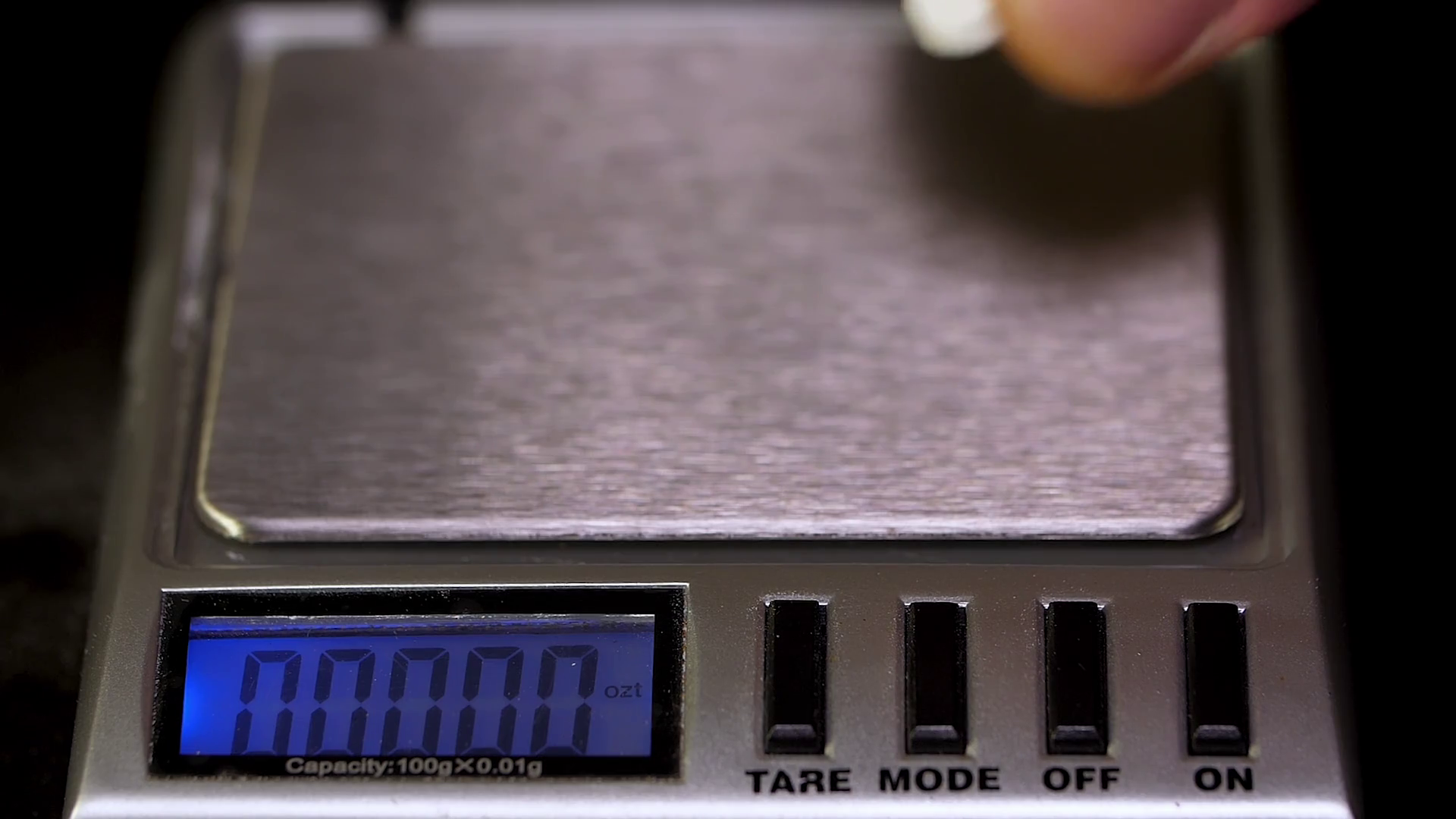 Close Up Of Electronic Scales Being In Use Stock Footage SBV-348587109 ...