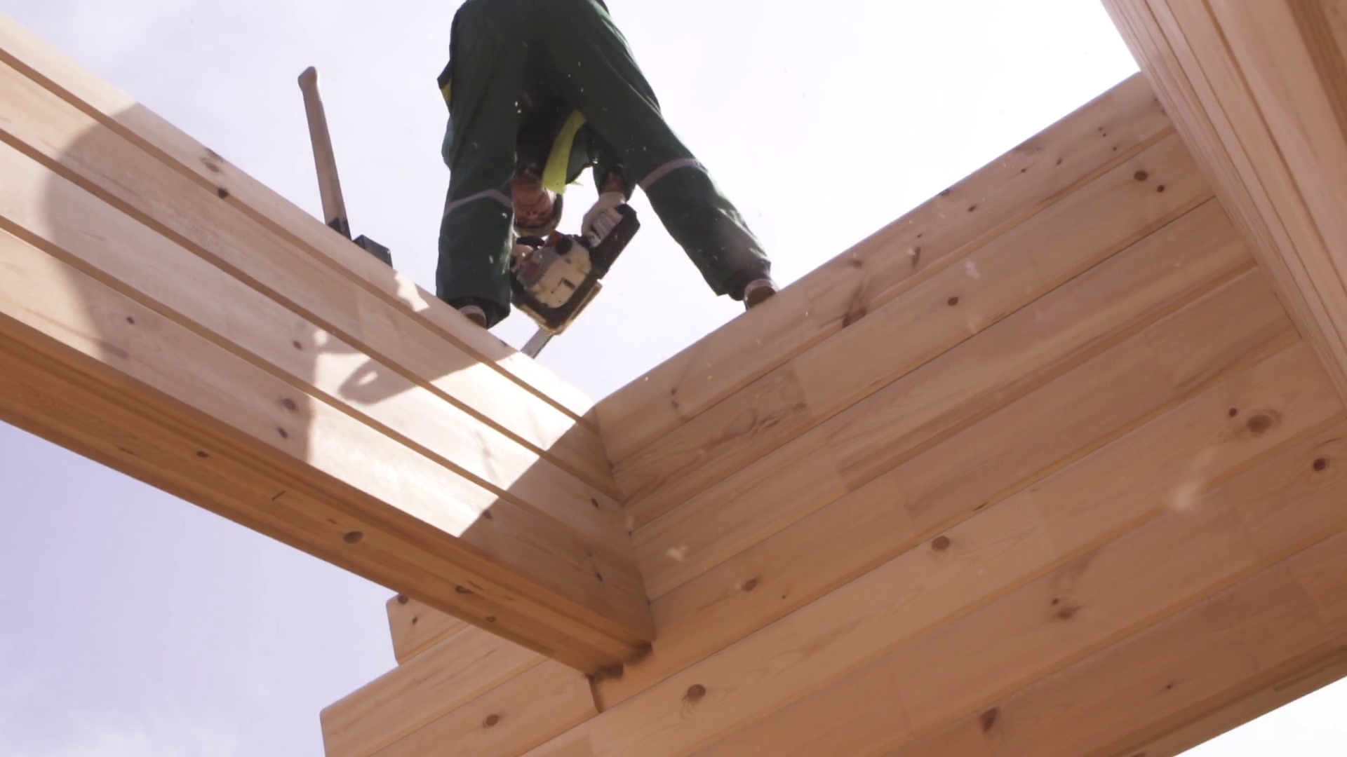 Bottom View Of Man In Uniform Standing On Stock Footage SBV-348586297 ...