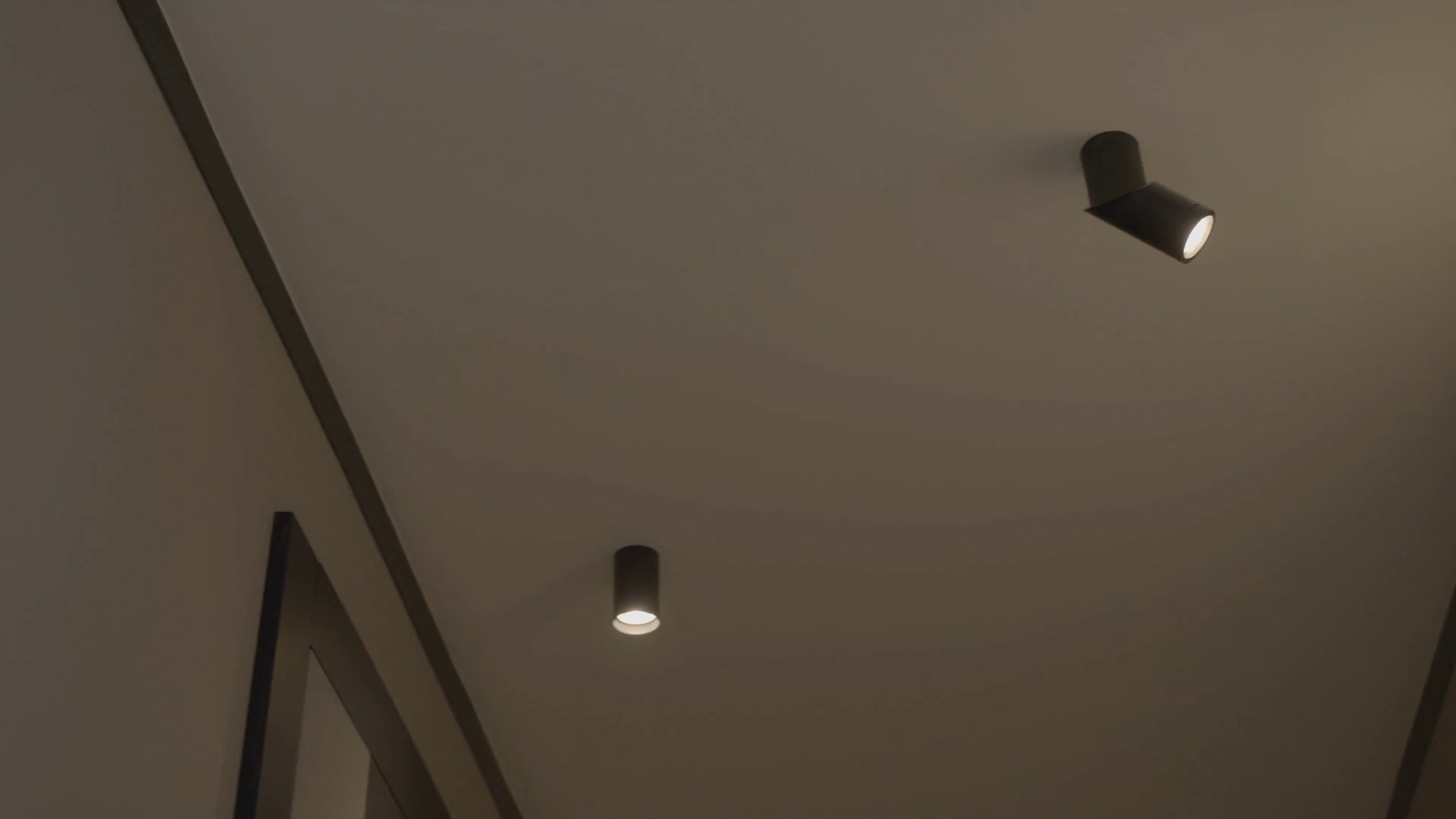 Bottom View Of Ceiling With Lamps Inside Stock Footage SBV-348594313 ...