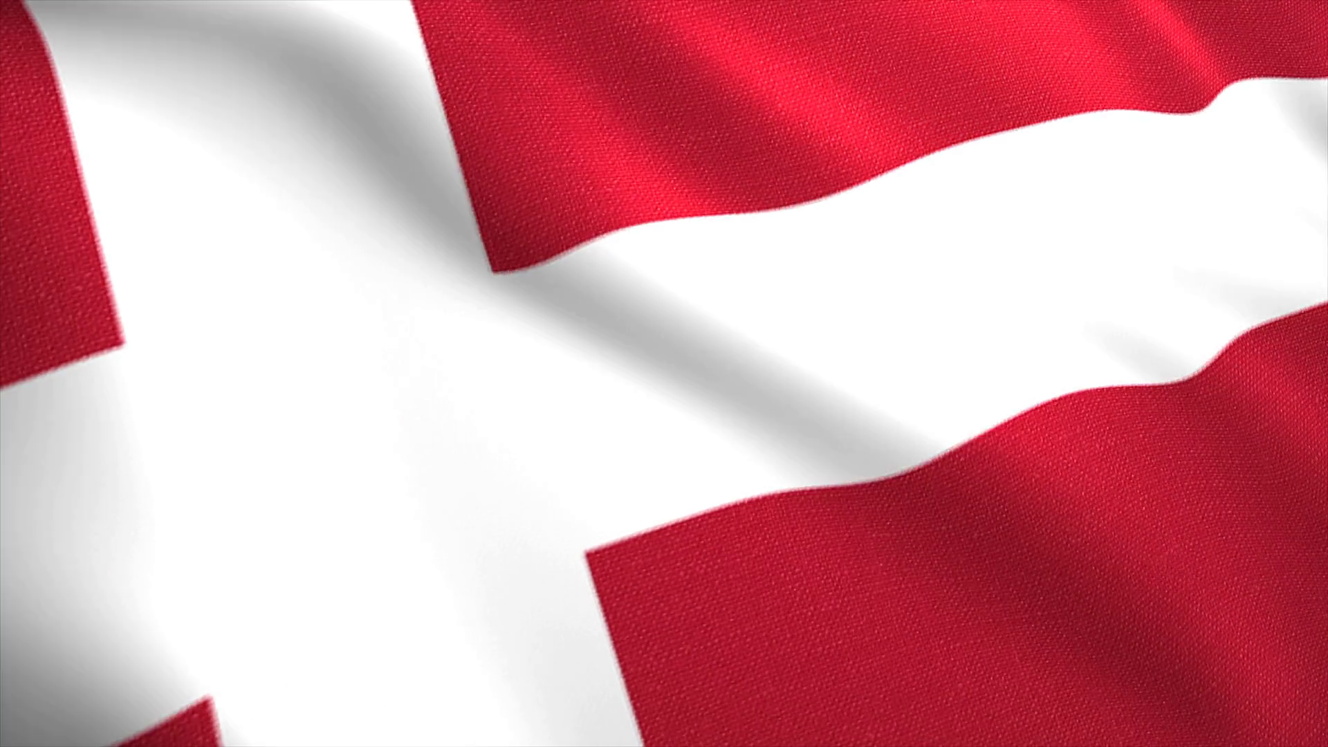 The Bright Red Flag Of Denmark Motion Stock Motion Graphics SBV ...