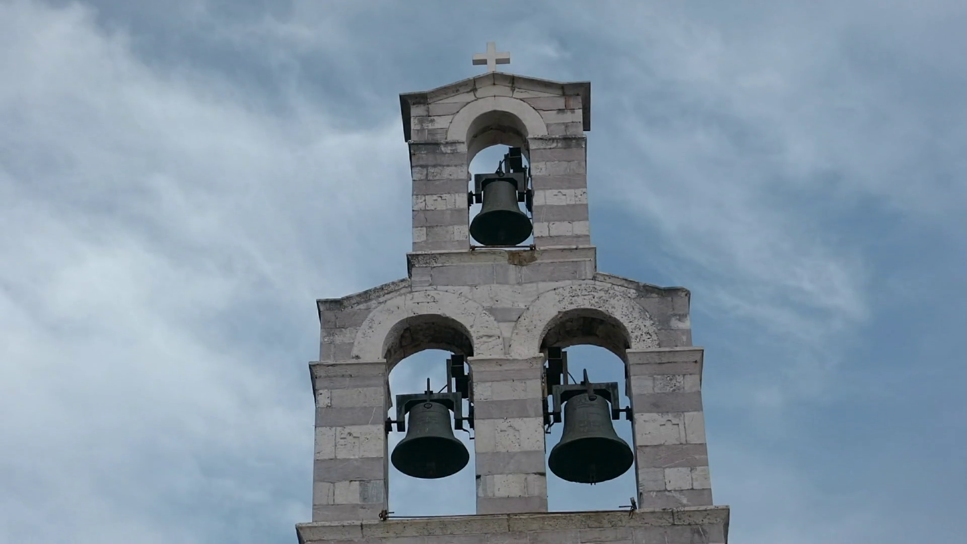 Large Monuments Standing Next To Sea Stock Footage SBV-348616511 ...