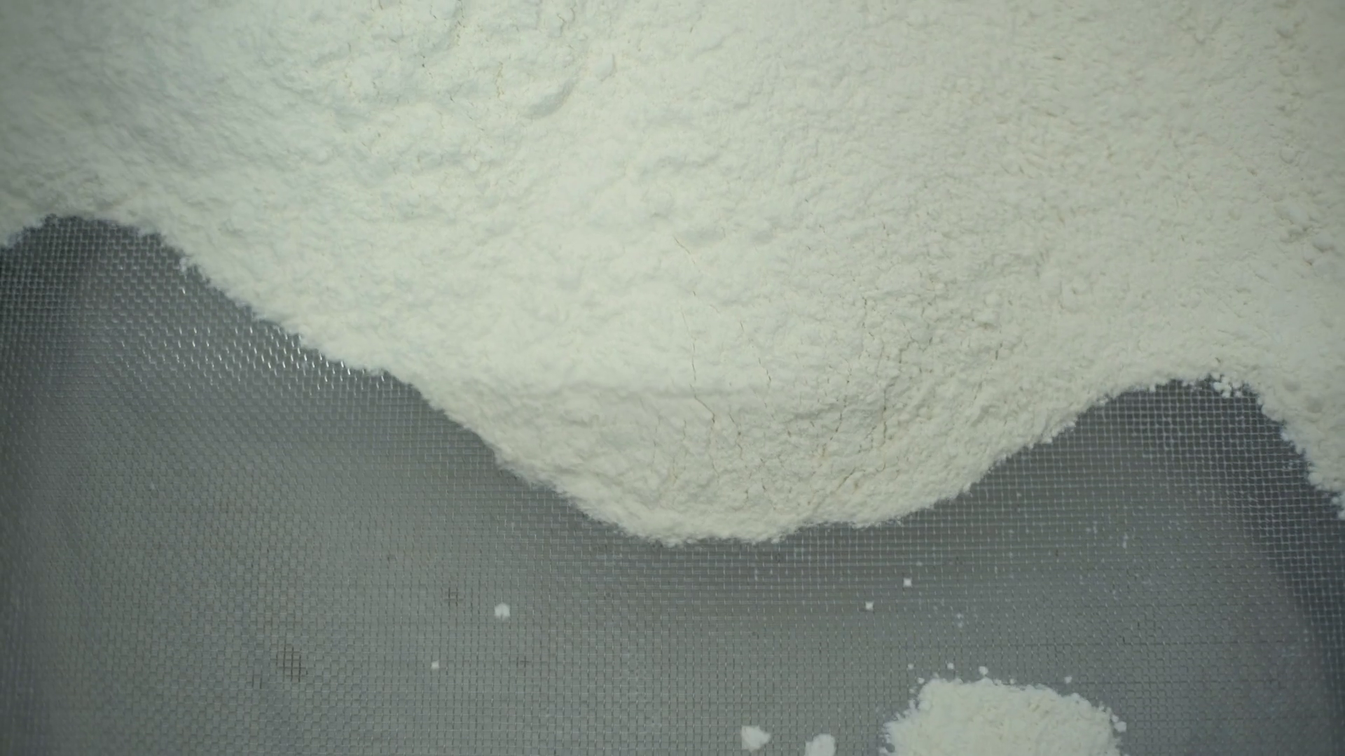 White Flour Is Sifted Through Large Sieve Stock Footage SBV-348616243 ...