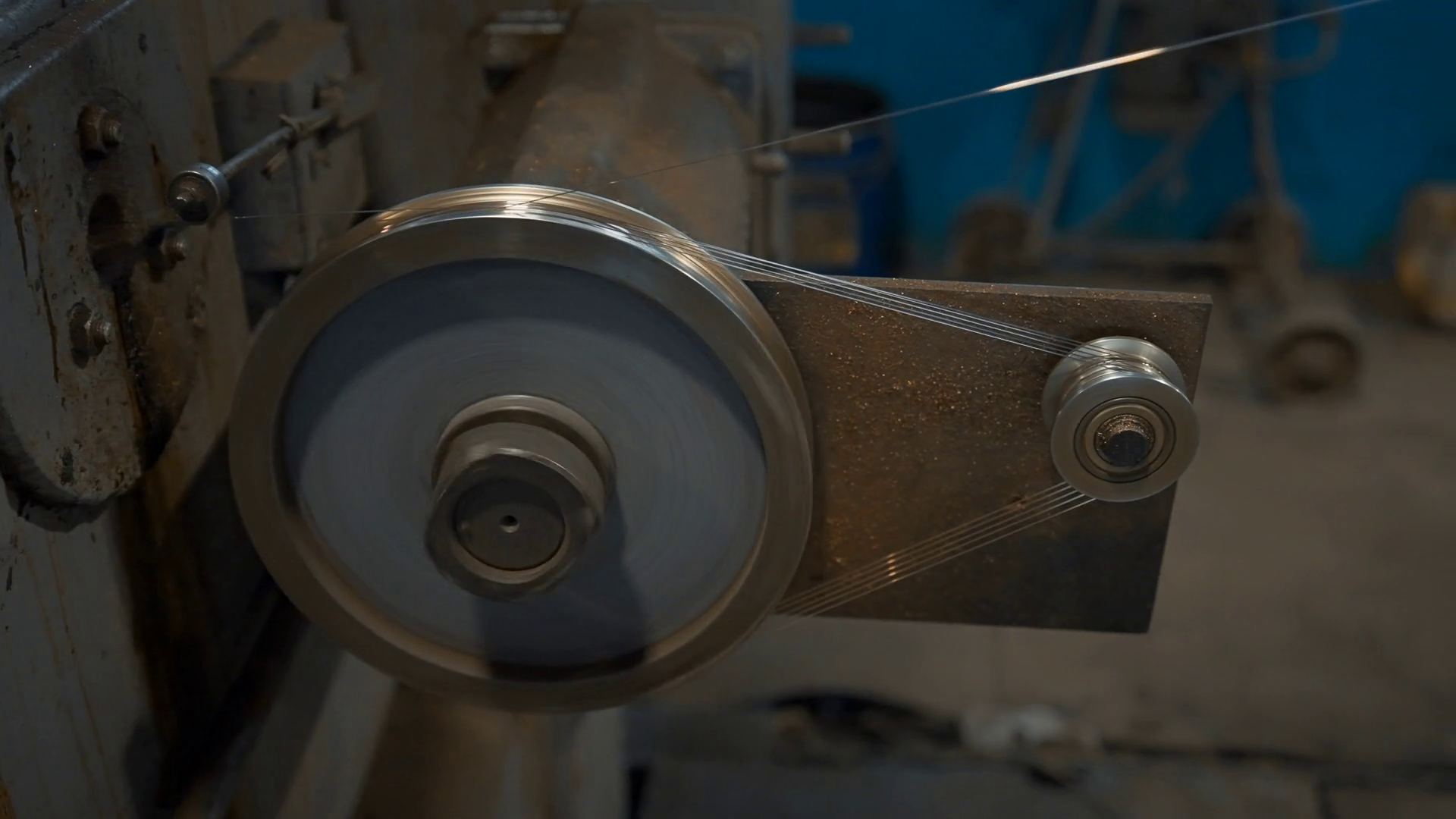 Industrial Rotating Machine With Wire Stock Footage SBV-348679406 ...