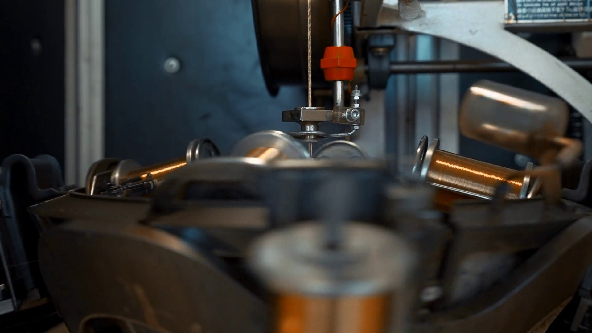 Automated Machine With Rotating Coils Wire Stock Footage SBV-348669032 ...