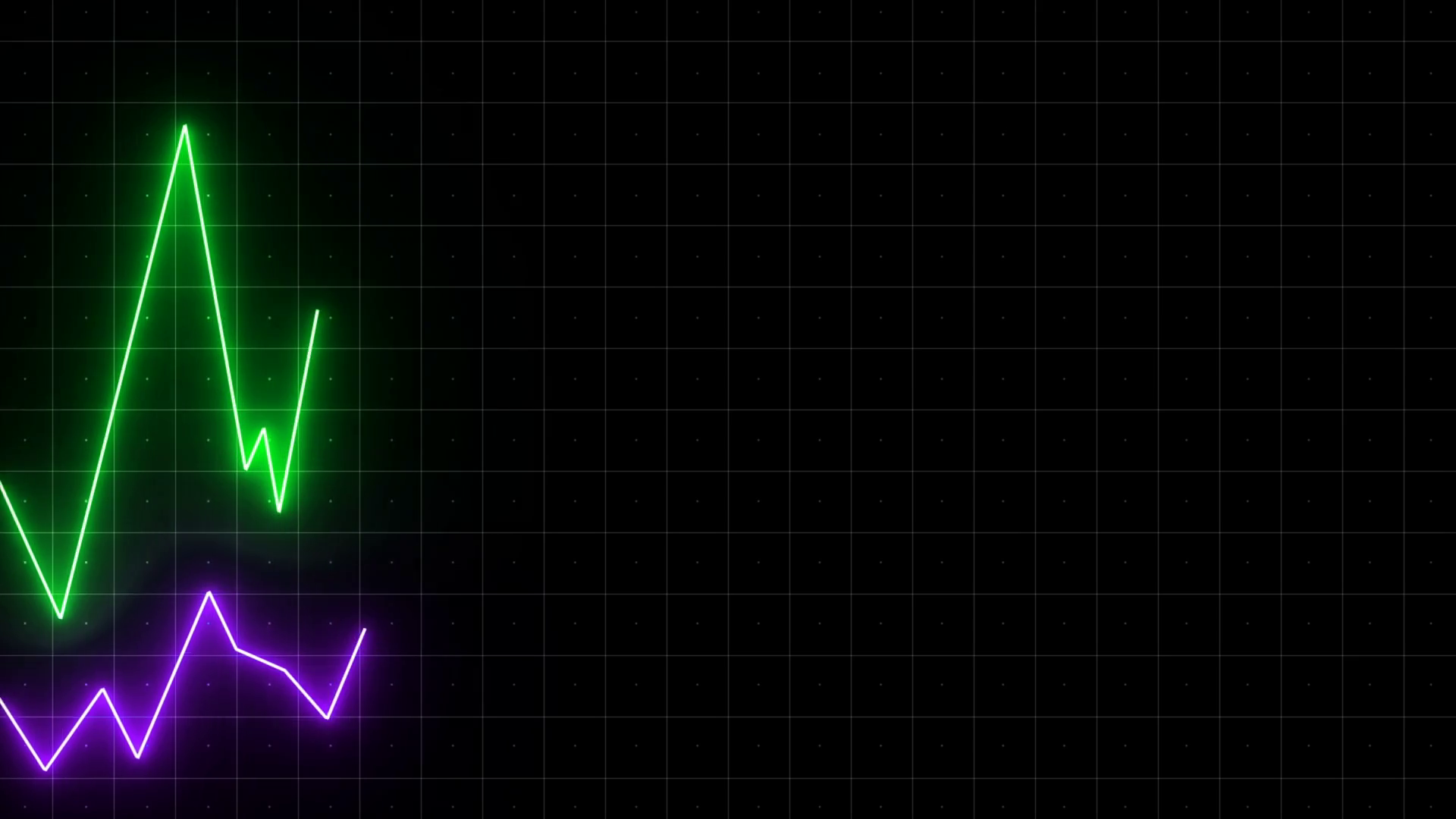 Colorful Moving Neon Chart Lines Business Stock Motion Graphics SBV ...