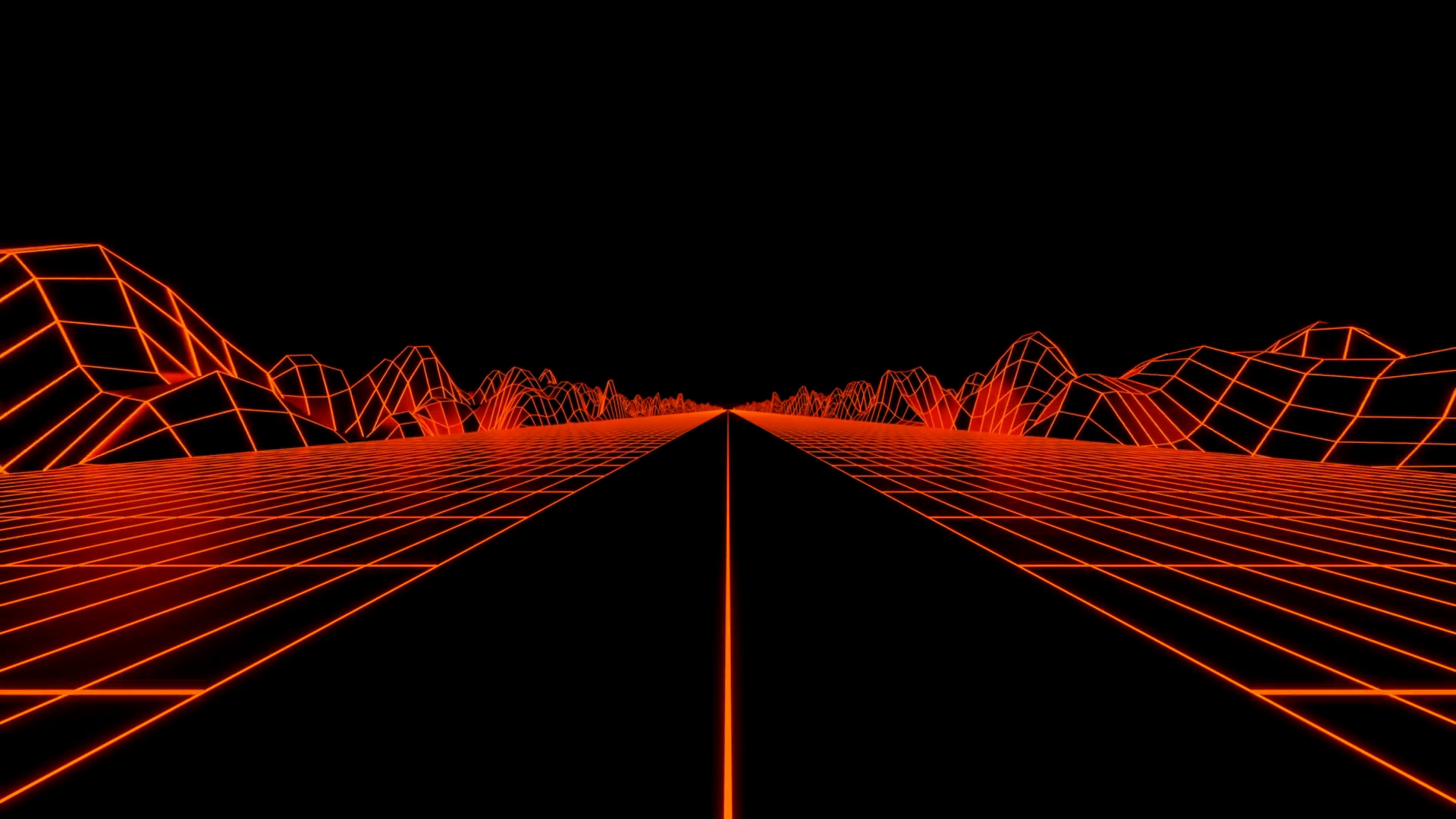 Retro-style Virtual Road Design Cyber Stock Motion Graphics SBV ...