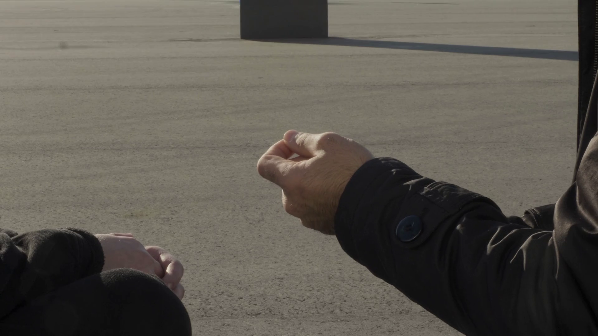 Sign Language Hdr Strong Male Hand Shows To Stock Footage SBV-348654443 ...