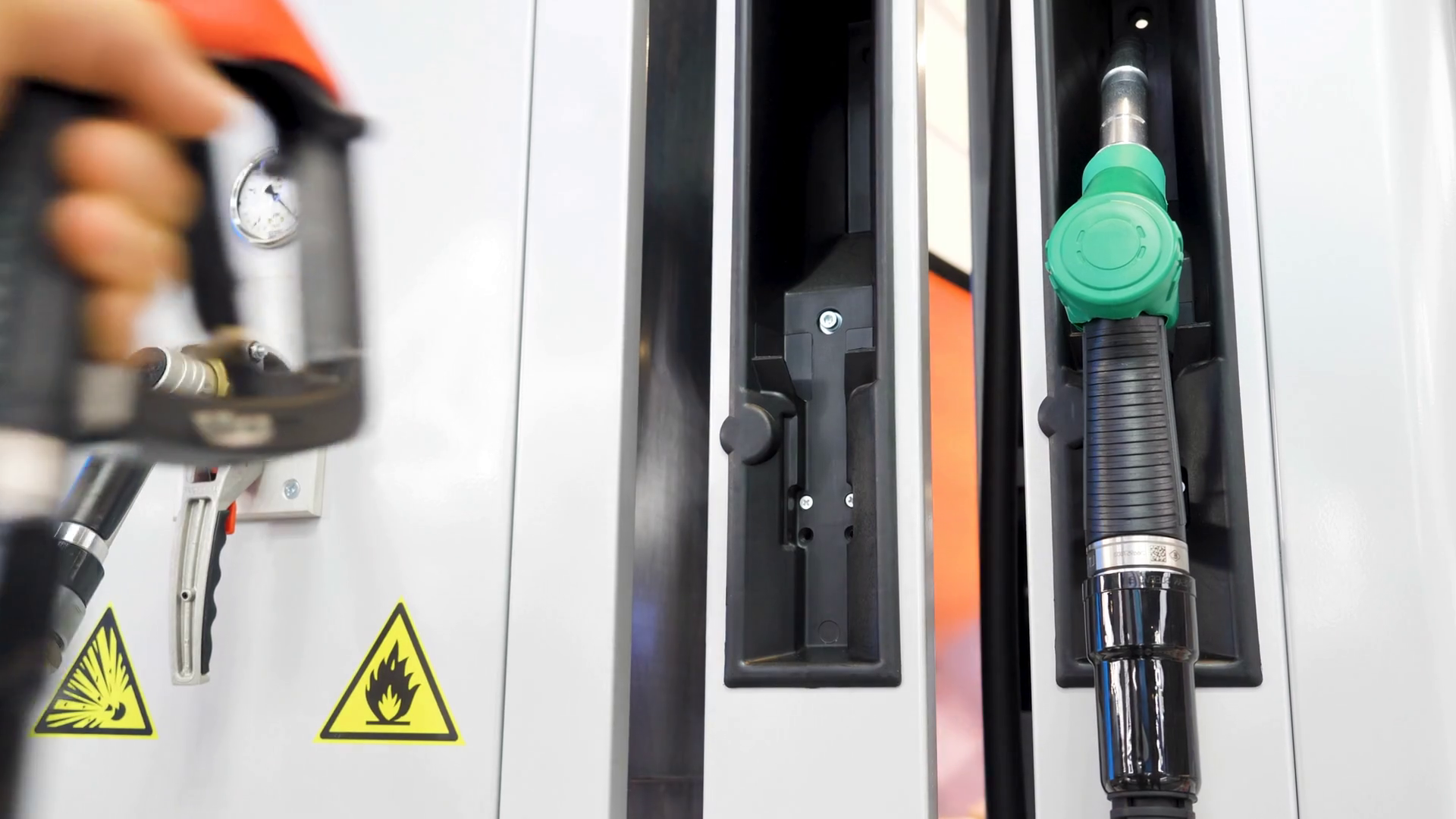 Gas Station Media Cylinders With Gasoline Stock Footage SBV-348648453 ...