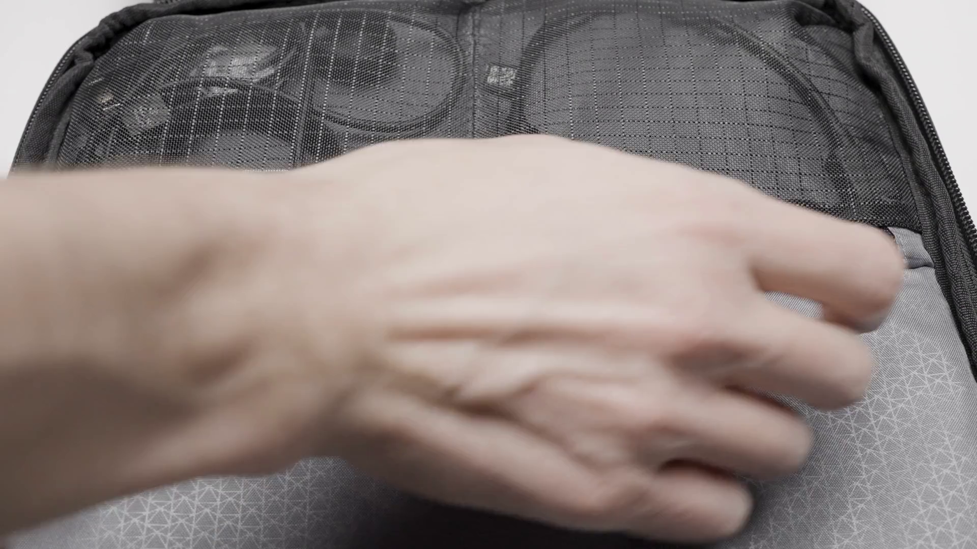 Close Up Of Male Hand Opens Zipper Lock Of Stock Footage SBV-348647950 ...