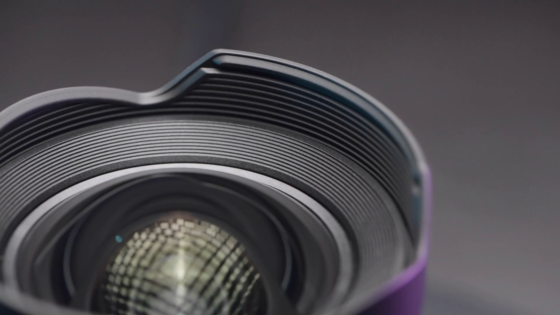 Close Up Of New Camera Lens Isolated On Grey Stock Footage SBV ...