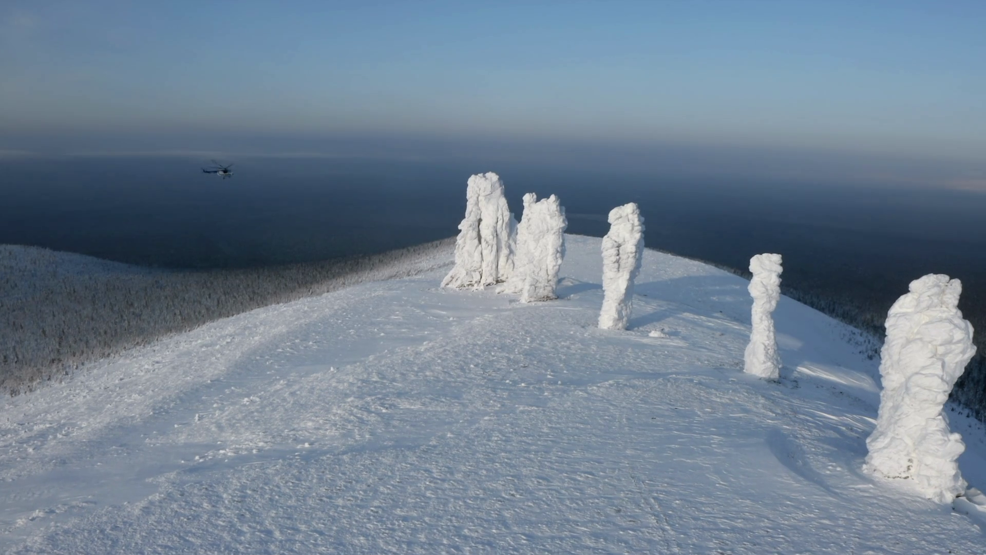 Aerial View Of Manpupuner Rock Formations Stock Footage SBV-348654837 ...