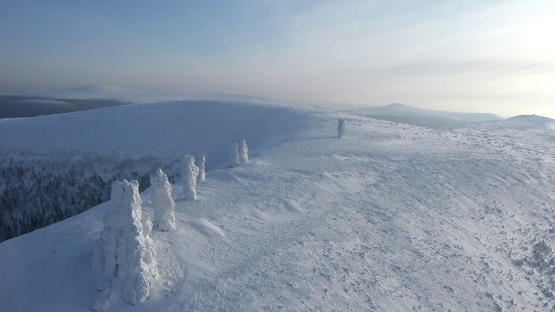 Landscape In Sub-zero Temperatures From Stock Footage SBV-348654724 ...