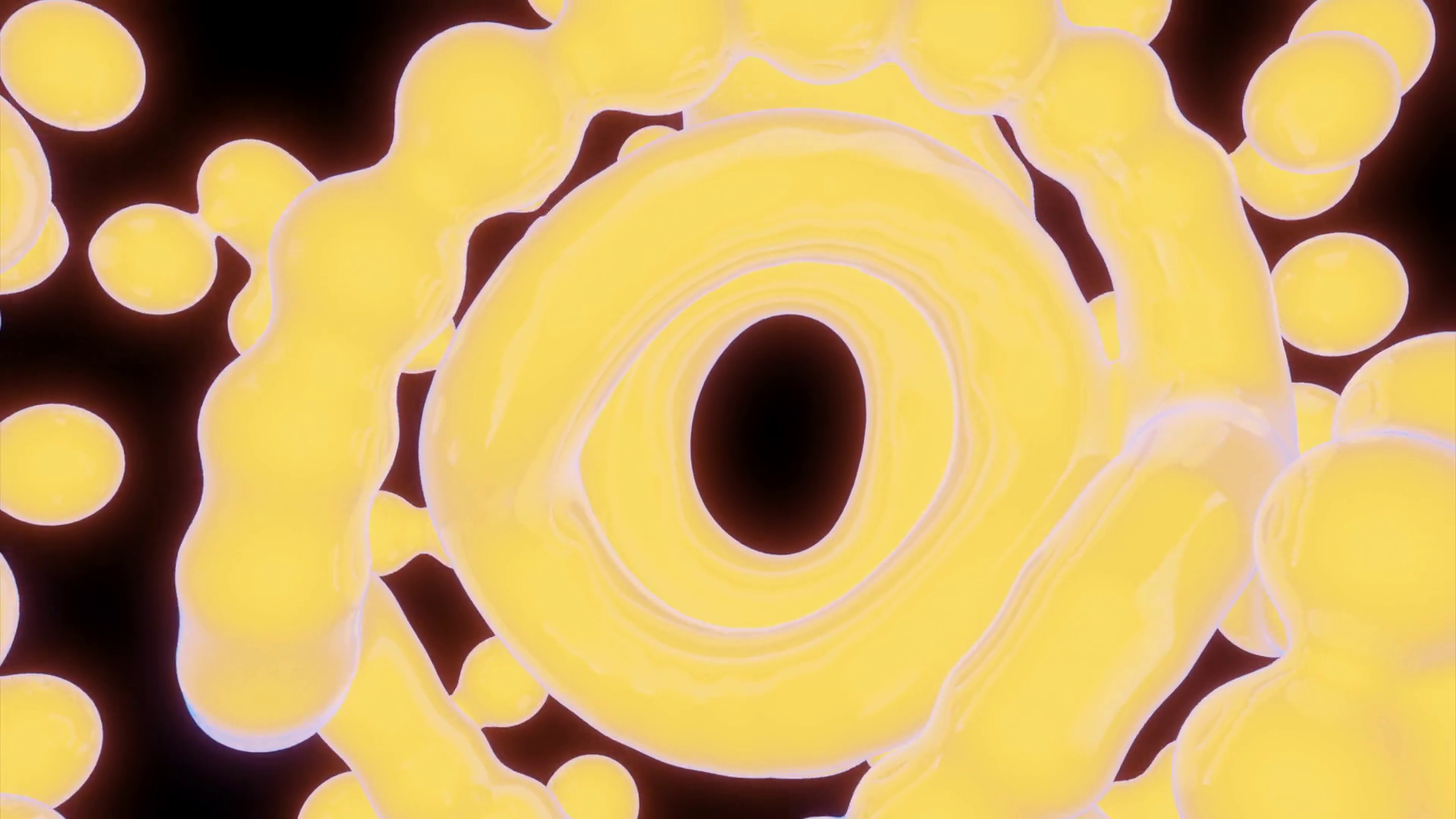 Liquid Molecules Move With Rings Design Stock Motion Graphics SBV ...