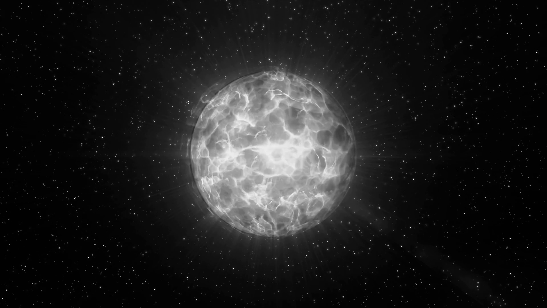 Black White Magic Energy Ball In Glittering Stock Motion Graphics SBV ...