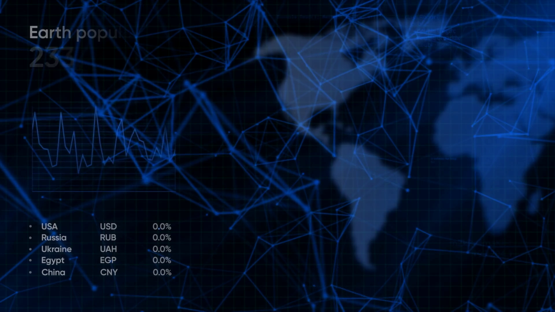 Technological Animation With World Map Stock Motion Graphics SBV ...