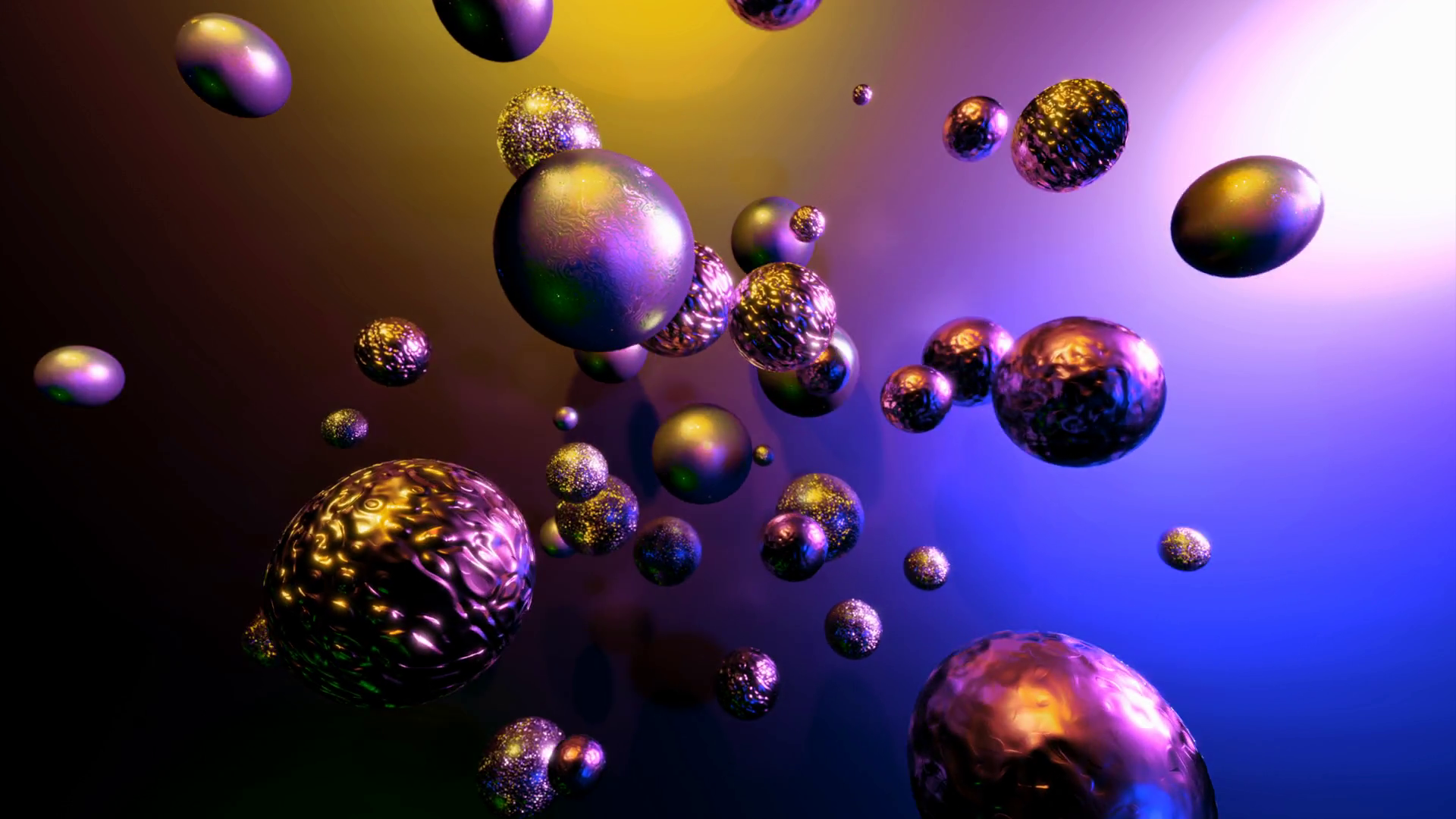 Moving 3d Metal Balls In On Colorful Stock Motion Graphics SBV ...