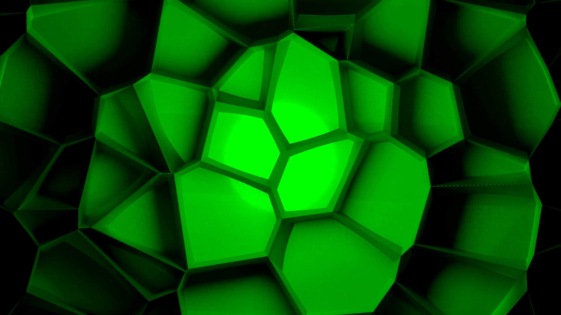 Green Geometric Patterns Move Around On Stock Motion Graphics SBV ...