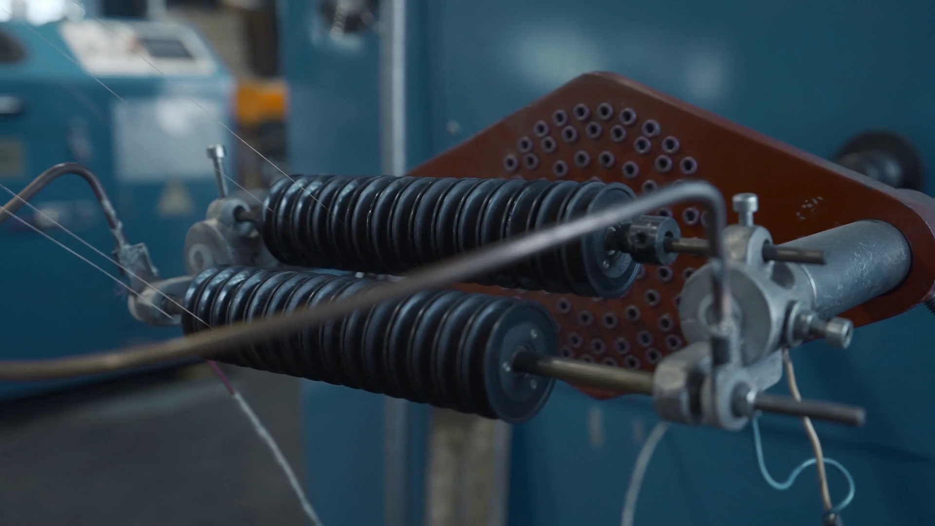 Coil Winder Machine With Copper Wire Stock Footage SBV-348695357 ...