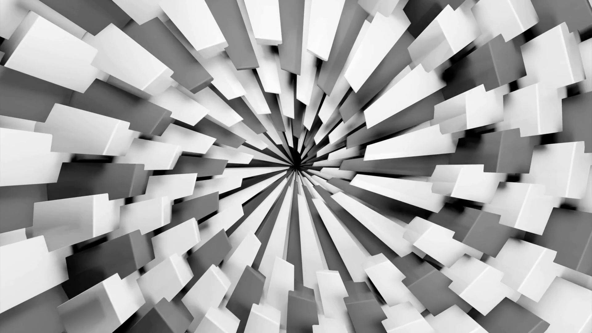 Black White Rectangle Spiral Graphic Stock Motion Graphics SBV ...