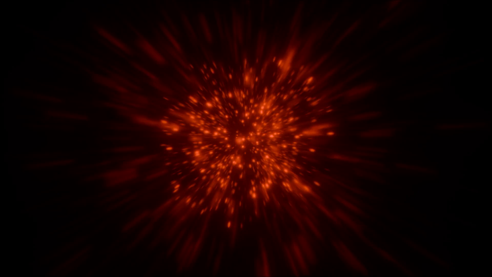 Abstract Red Star Energy Explosion On Black Stock Motion Graphics SBV ...