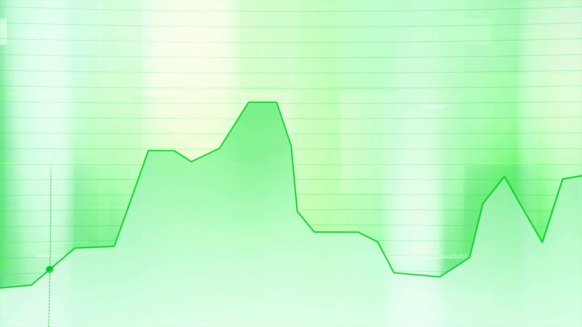 Abstract Green Line Graph With Moving Dot Stock Motion Graphics SBV ...