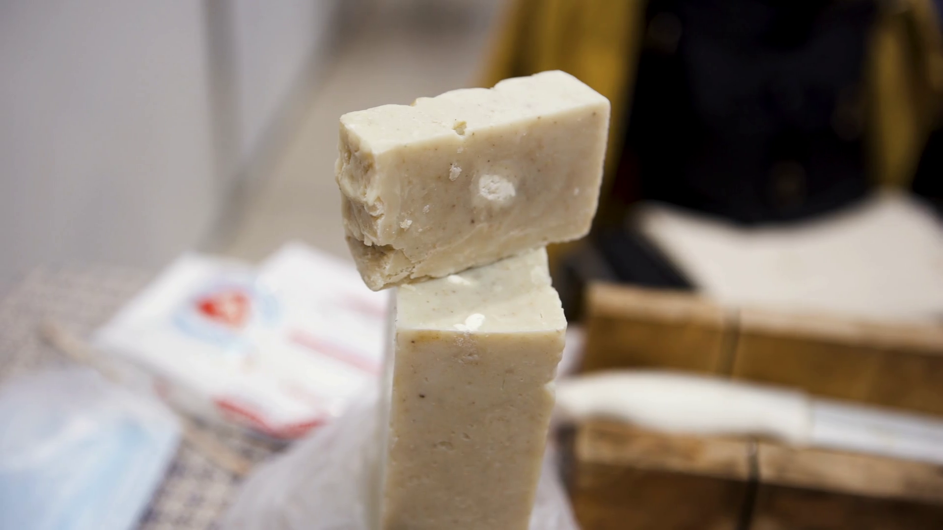 Wax Material Making Natural Candles At Stock Footage SBV-348675344 ...