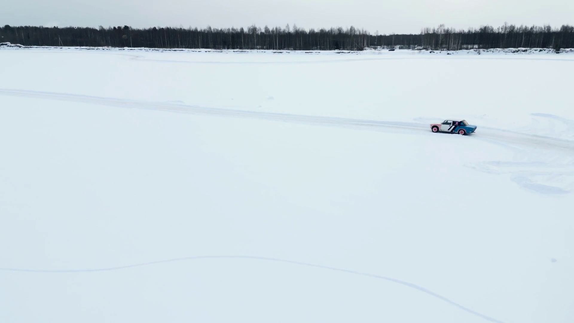 Aerial View Of Race Car Moving Fast Through Stock Footage SBV-348677343 ...