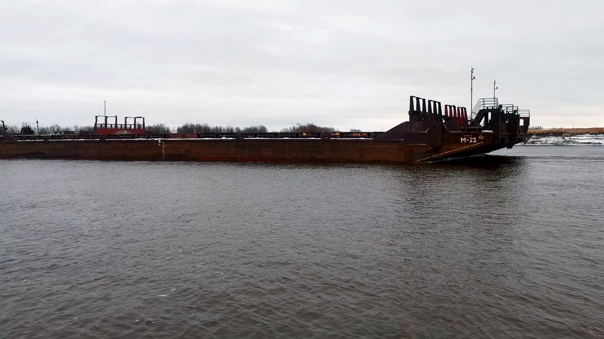 Sea Transportation With Barges Clip Floating Stock Footage SBV ...