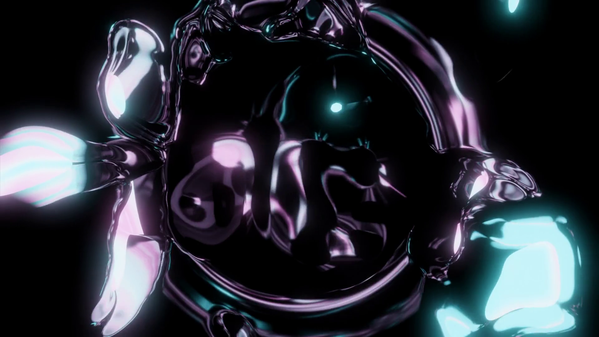 Black Background With Glowing Liquid Tunnel Stock Motion Graphics SBV ...