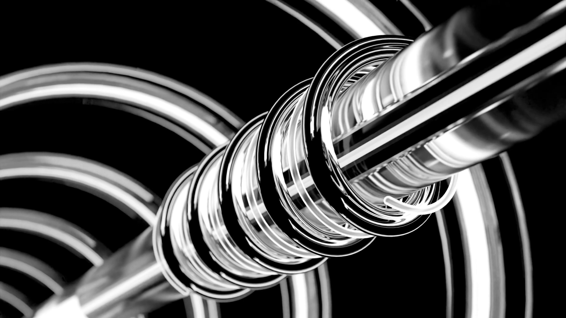 Glowing Lines Rotate Around Pipe Design Stock Motion Graphics SBV ...