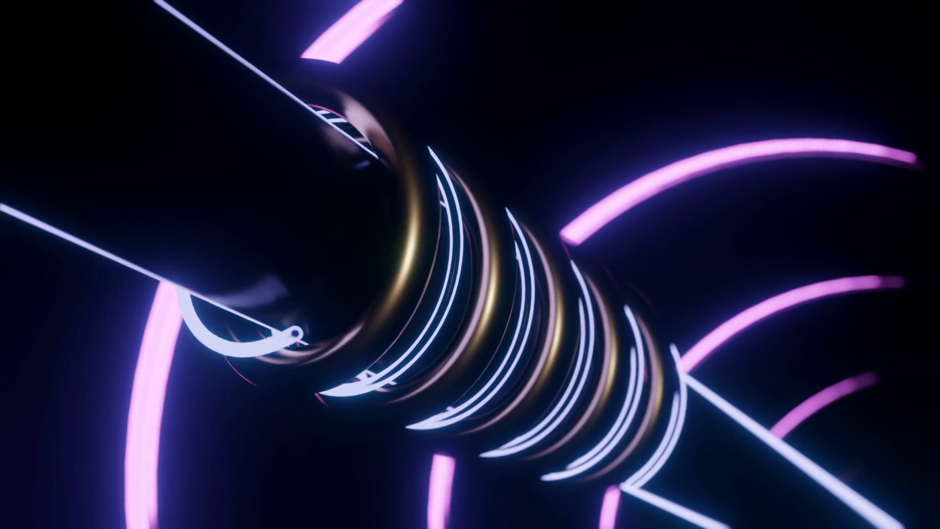 Glowing Lines Rotate Around Pipe Design Stock Motion Graphics SBV ...