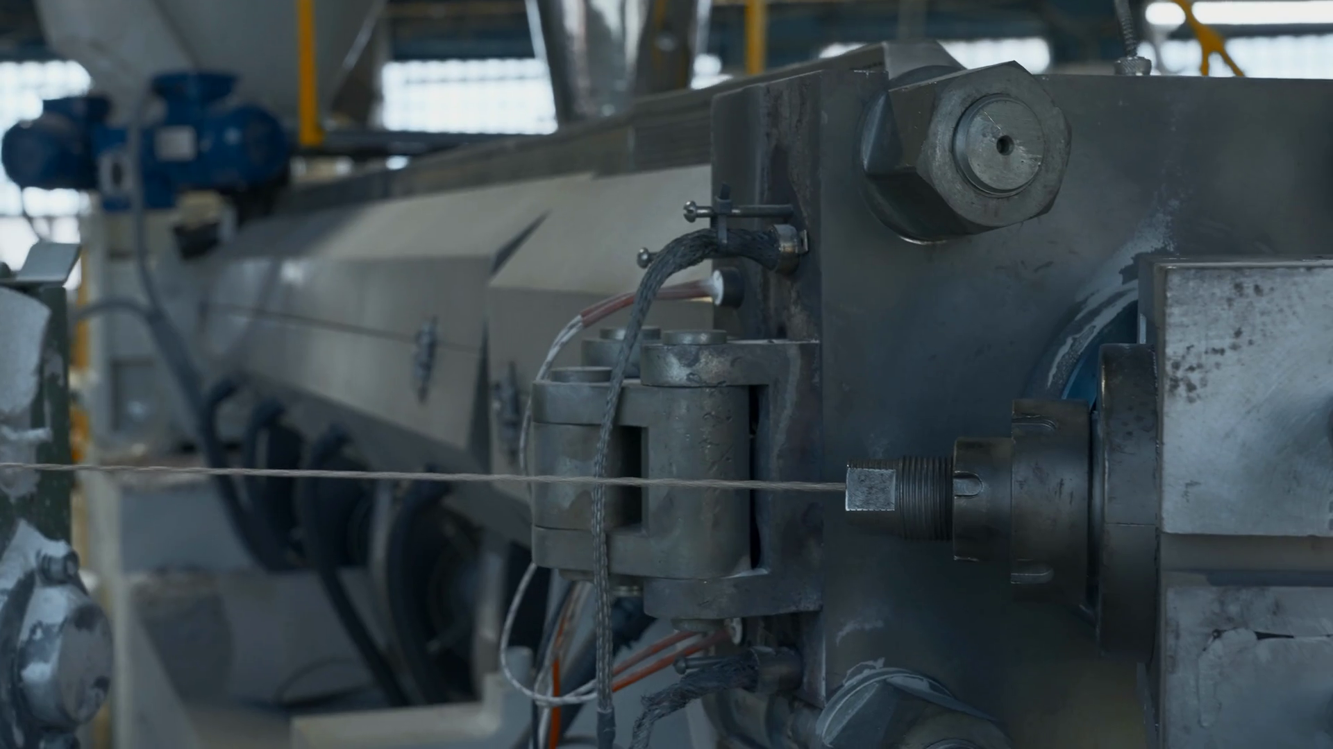 Cable Production Process Mechanism In Cable Stock Footage SBV-348811873 ...