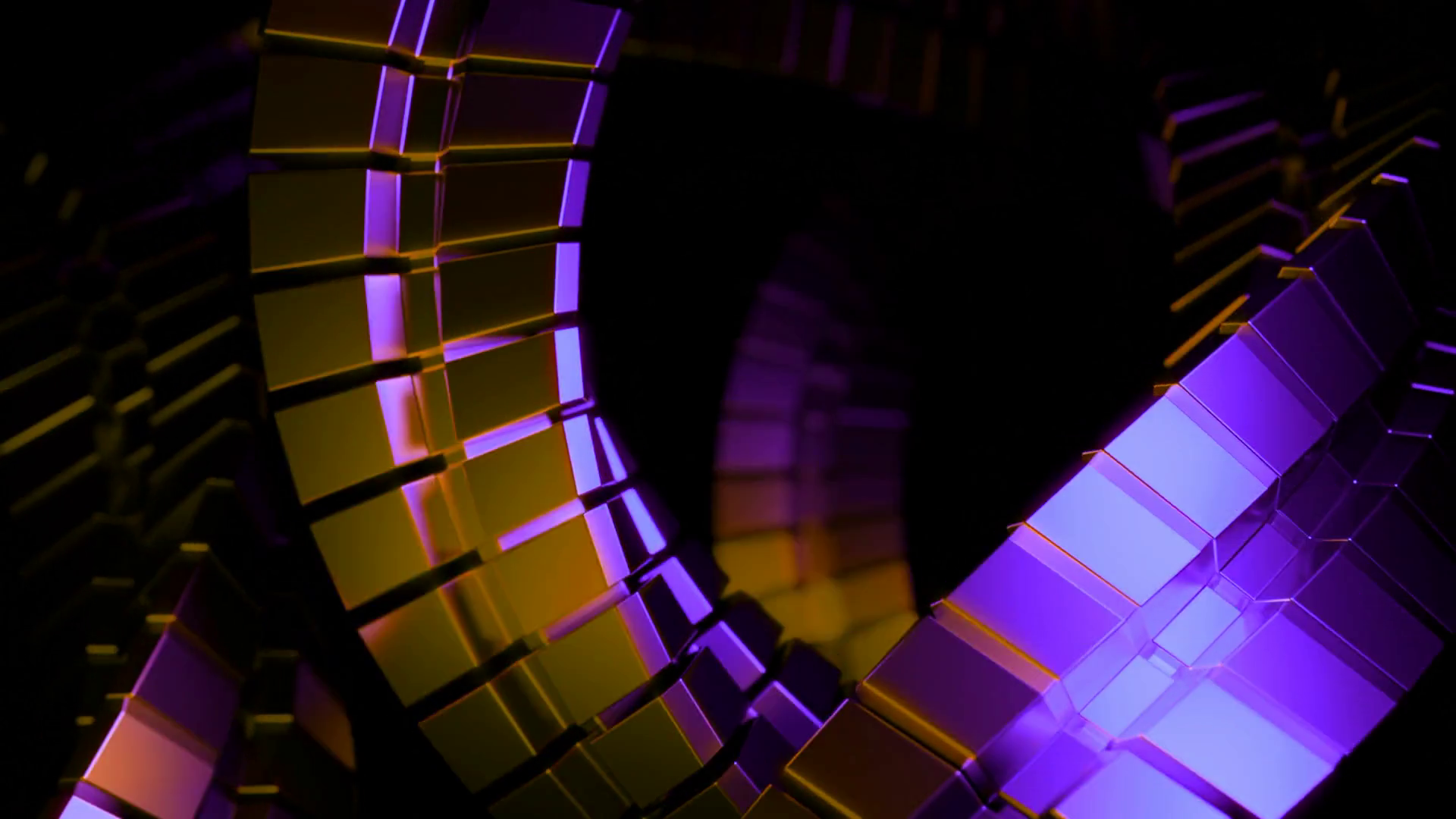 Abstract Rotating Metal Rings On Black Stock Motion Graphics SBV-348811797 - Storyblocks