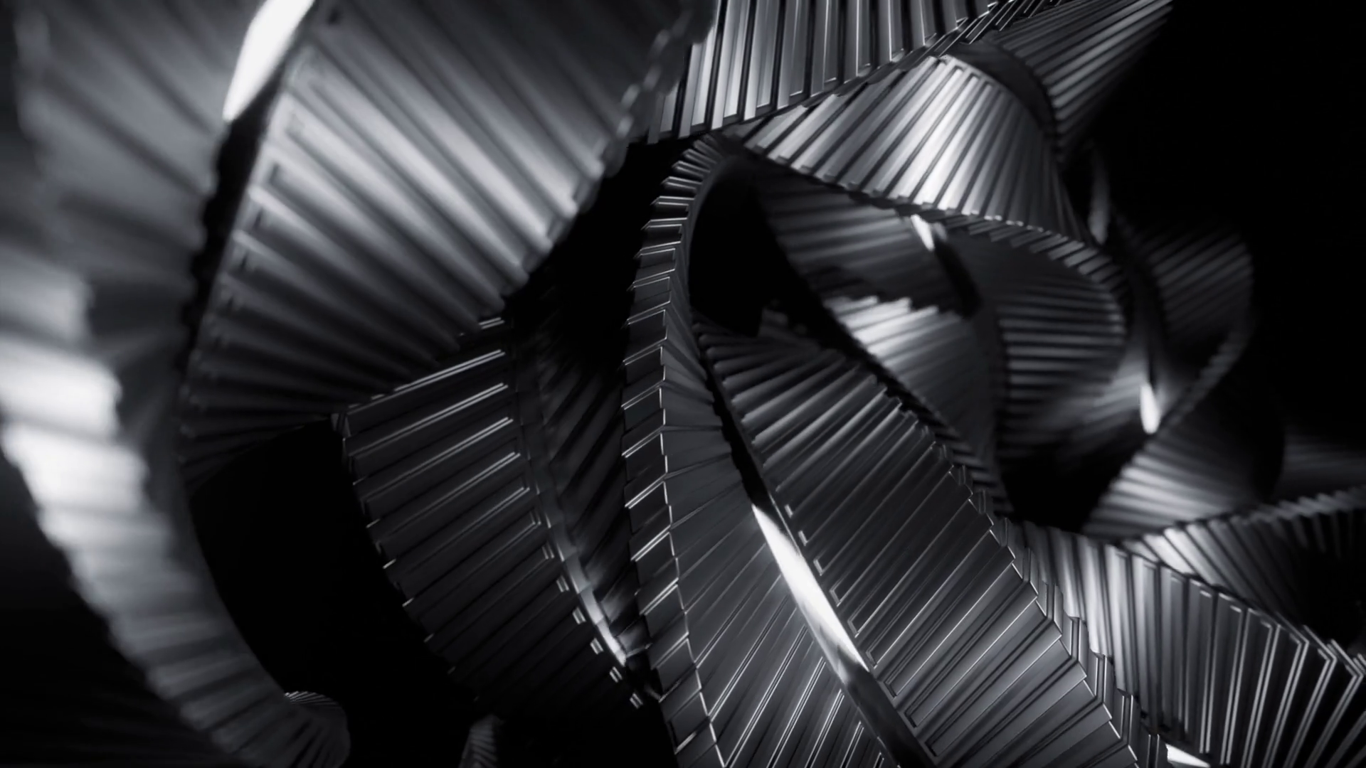 Animation Of Moving Metal Lines In Twisted Stock Motion Graphics SBV ...