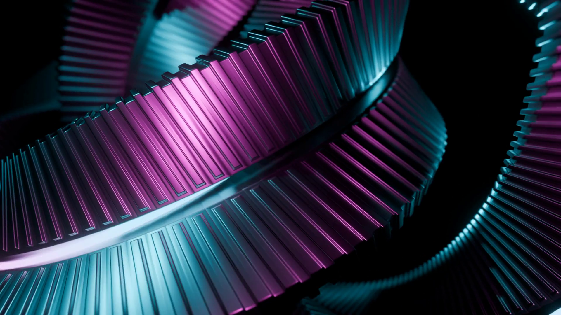 Colorful Metal Spiral Rotating Indesign 3d Stock Motion Graphics SBV ...