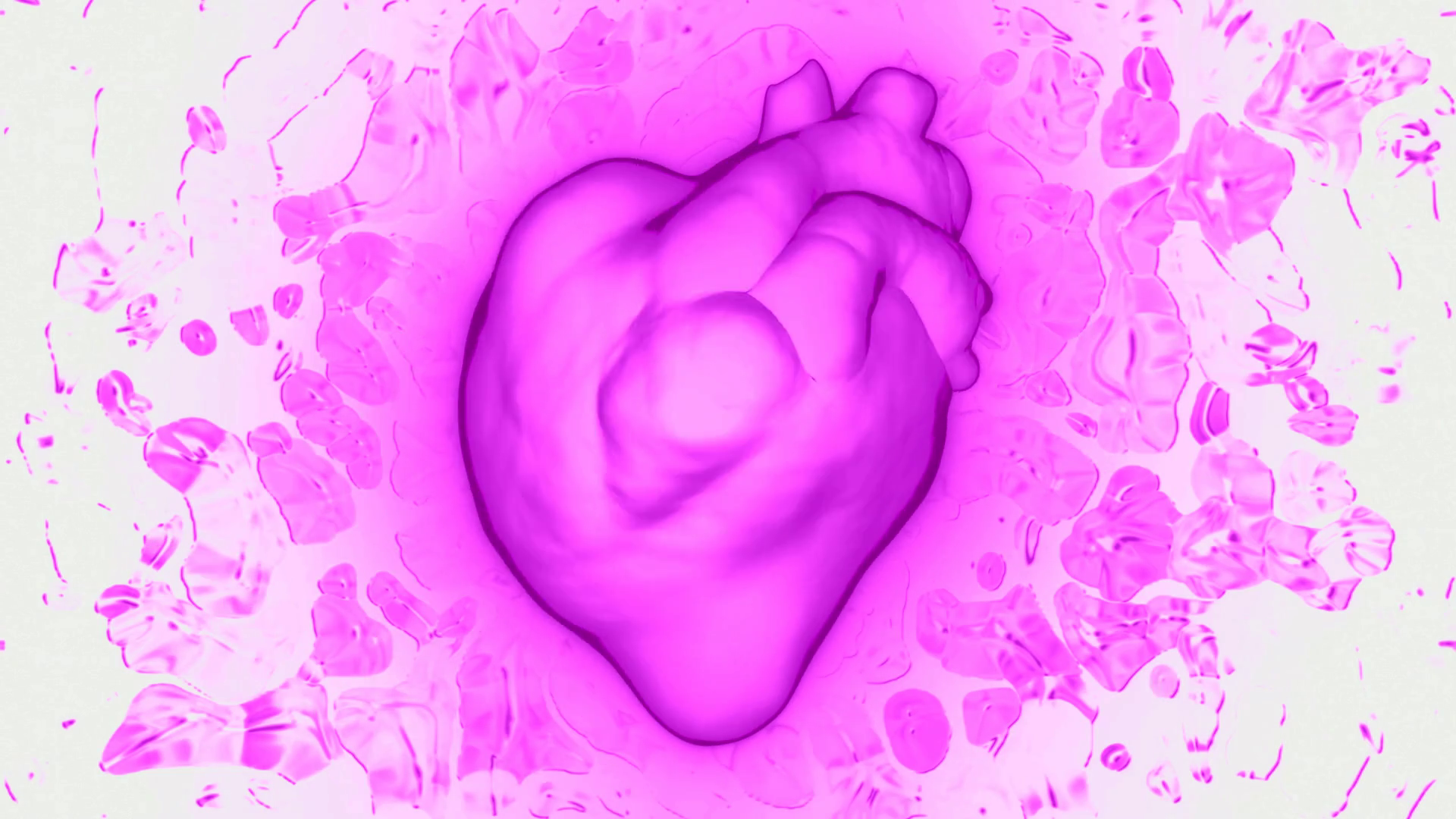 Colorful Beating Human Heart Animation Stock Motion Graphics SBV ...