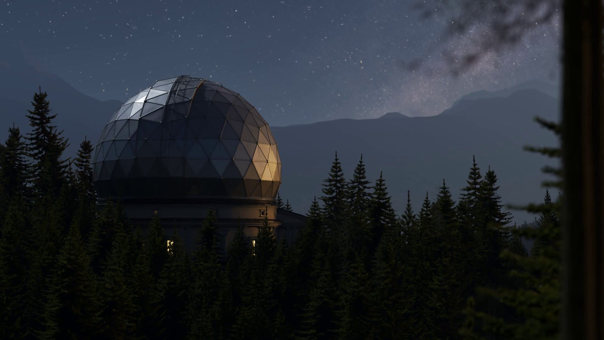 A Modern Astronomical Observatory In Vast Stock Motion Graphics SBV ...