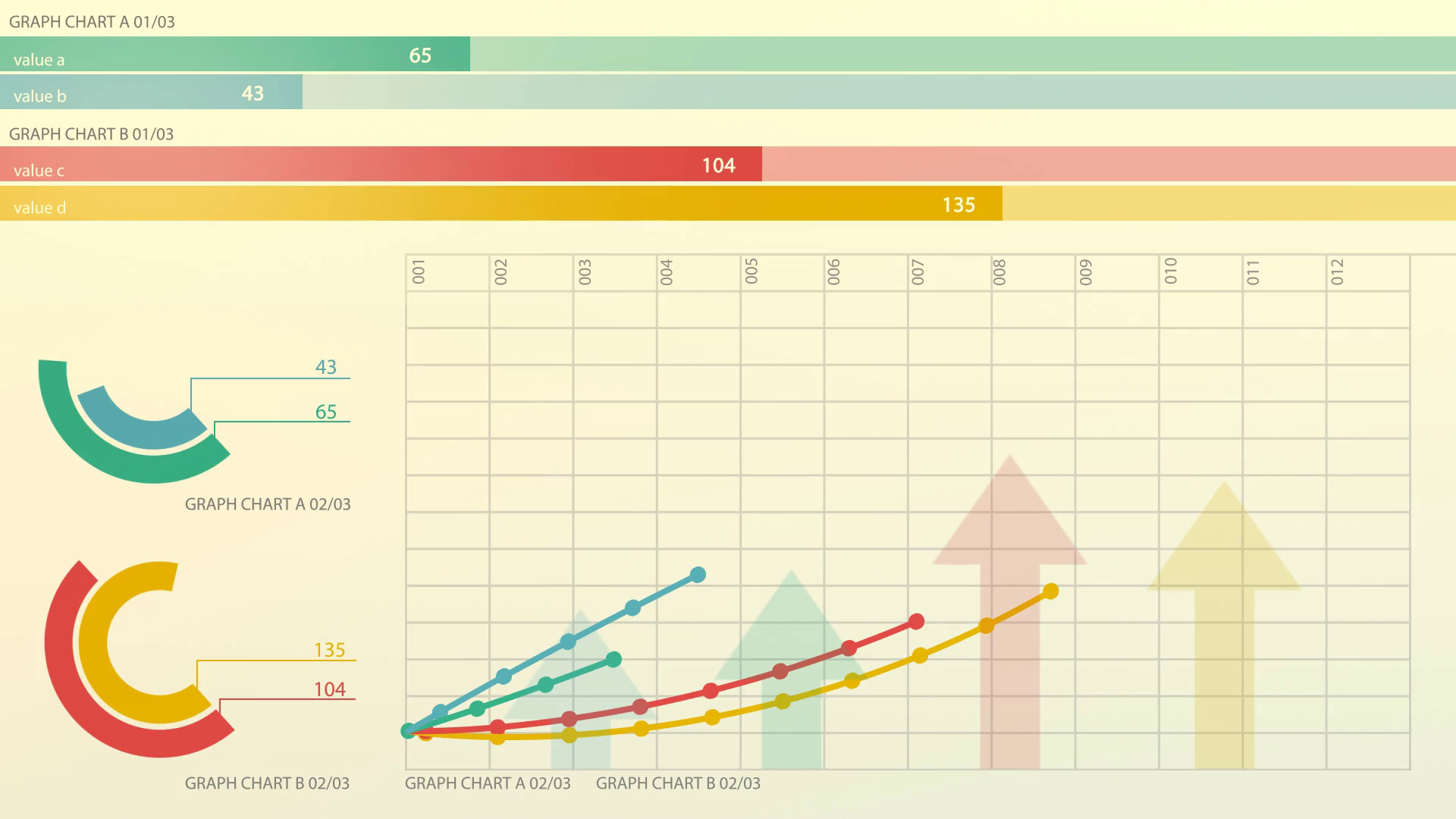 A Presentation Set Of Graphics Charts With Stock Motion Graphics SBV ...