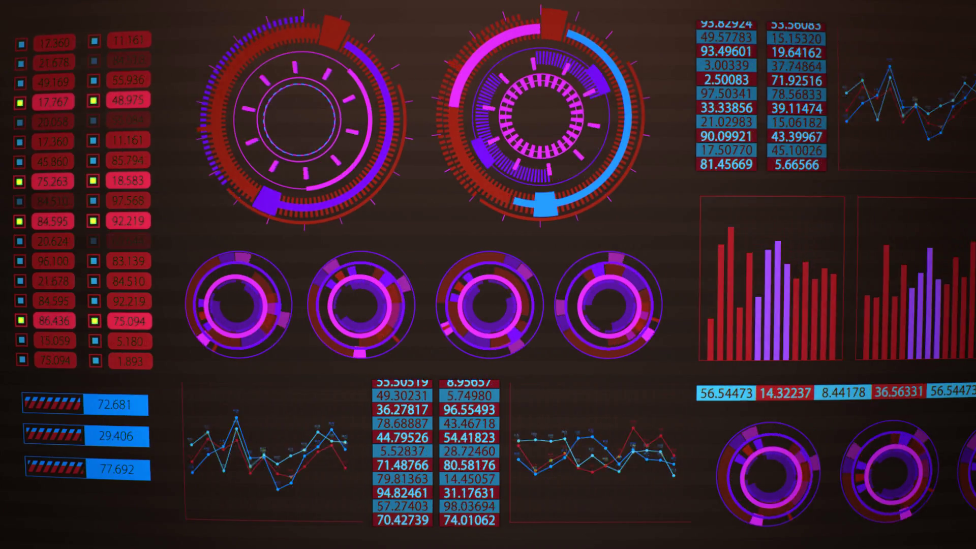Advanced Futuristic Graphic Interface Screen Stock Motion Graphics SBV ...