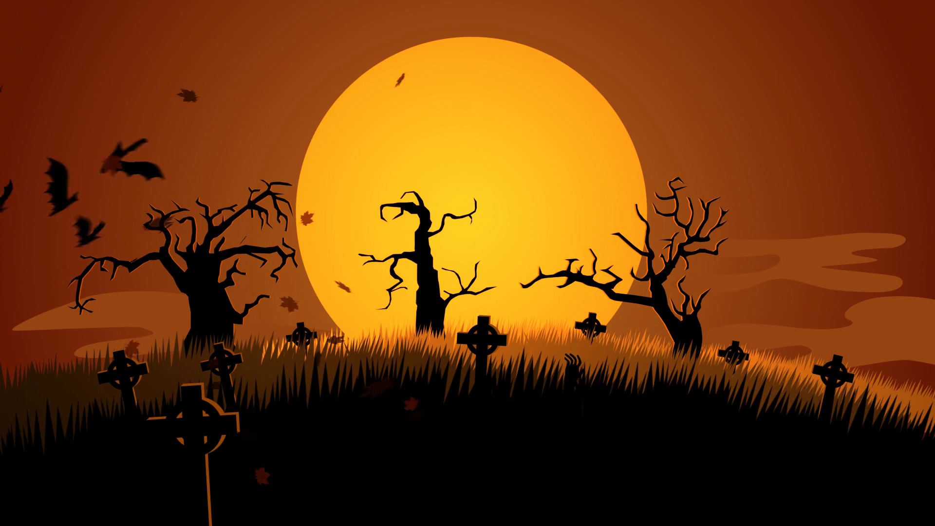 An Autumn Scary Night On Haunted Mysterious Stock Motion Graphics SBV ...