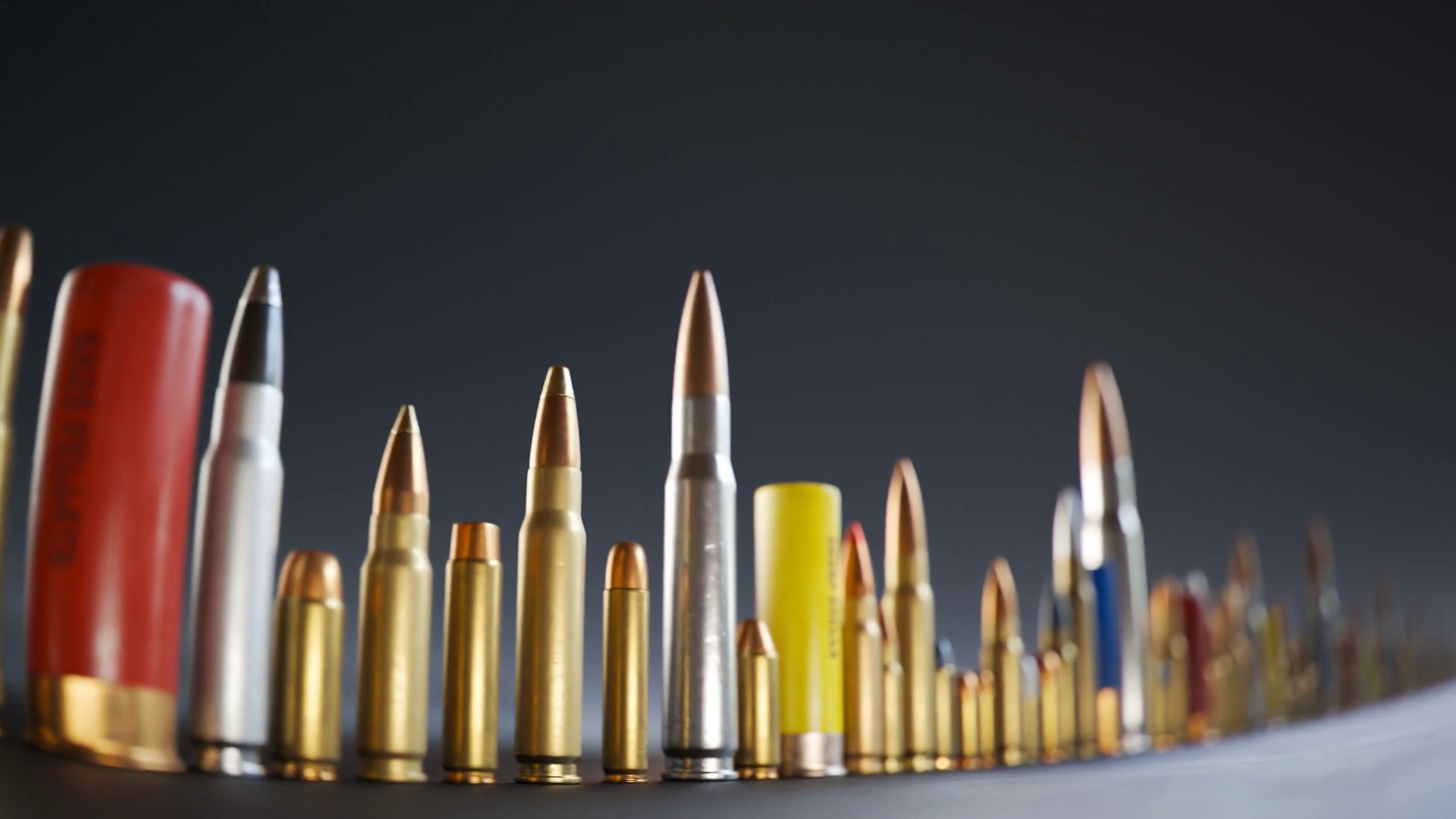 An Endless Row Of Different Ammunition Types Stock Motion Graphics SBV ...