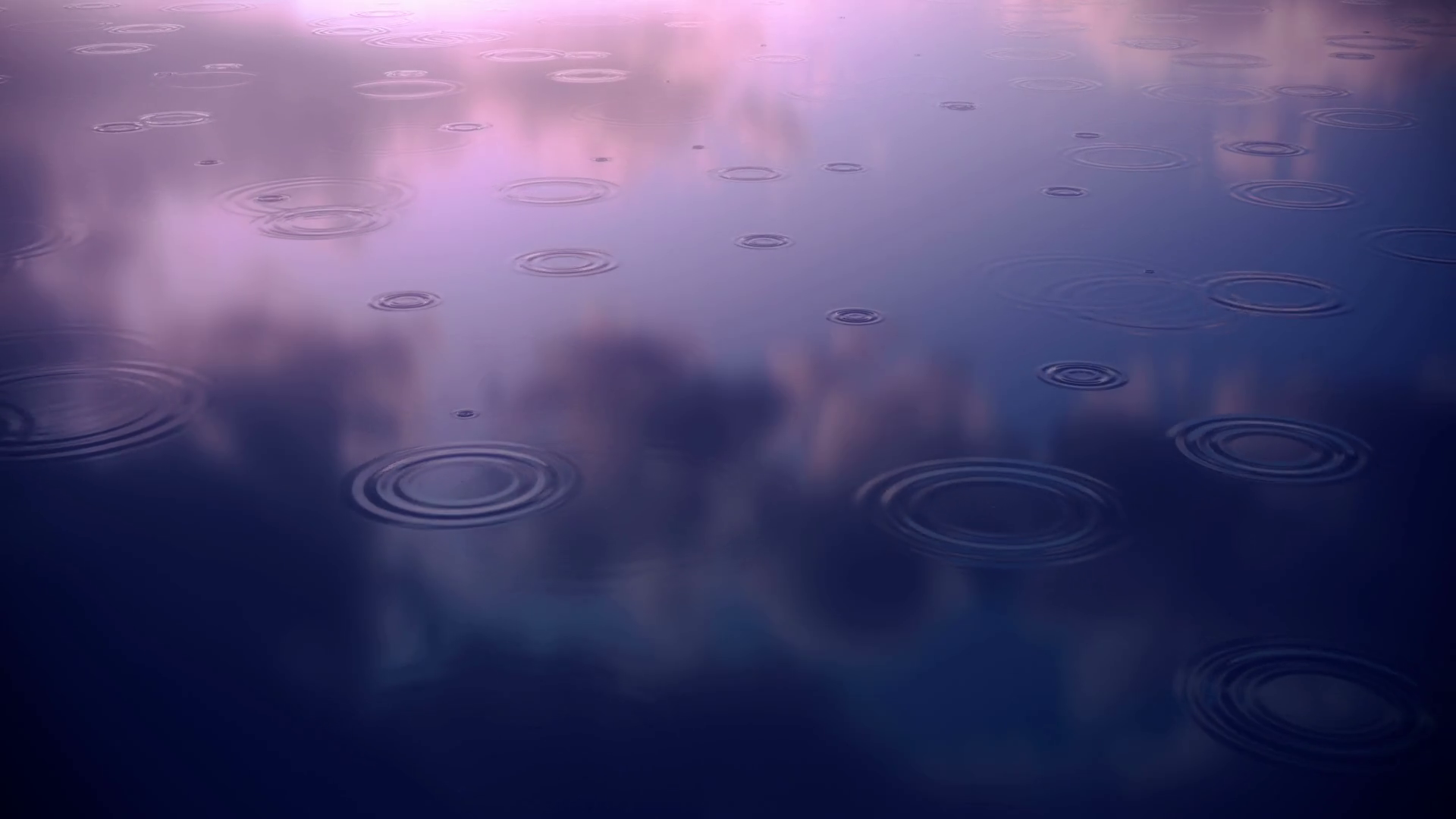 Animation Of Raindrops Falling On Water Stock Motion Graphics SBV ...