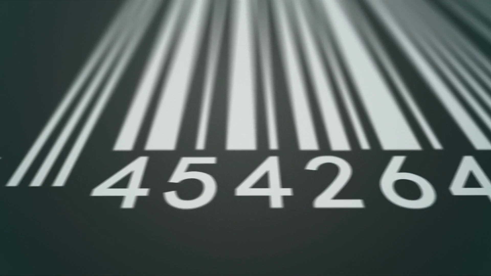 Barcode scanner animation of retail consumer good being sold on the ...