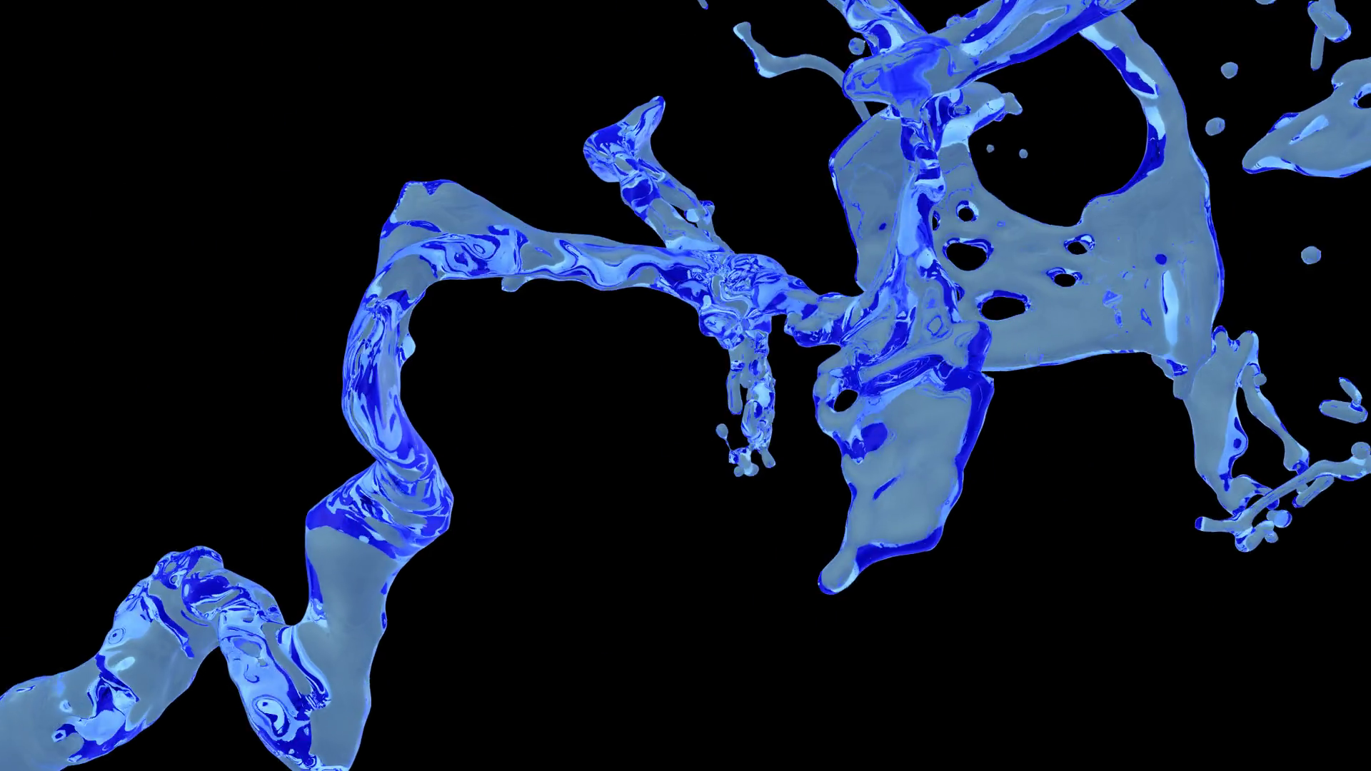 Blue Water Splash Alpha Stock Motion Graphics SBV-347796737 - Storyblocks