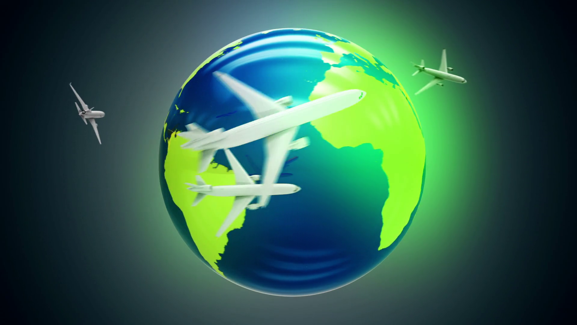 Conceptual Animation Of Airplanes Flying Stock Motion Graphics SBV ...