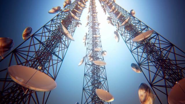 Telecom Tower | Business and Professions motion backgrounds - Storyblocks