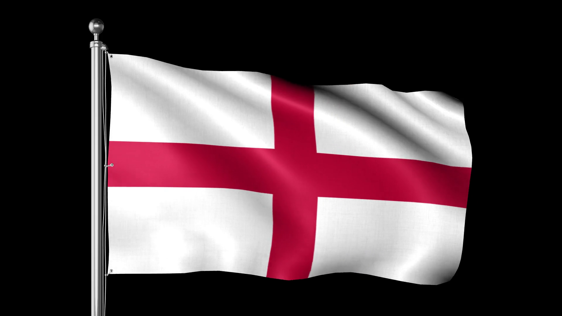 England Flag Wave Stock Motion Graphics SBV-347796644 - Storyblocks