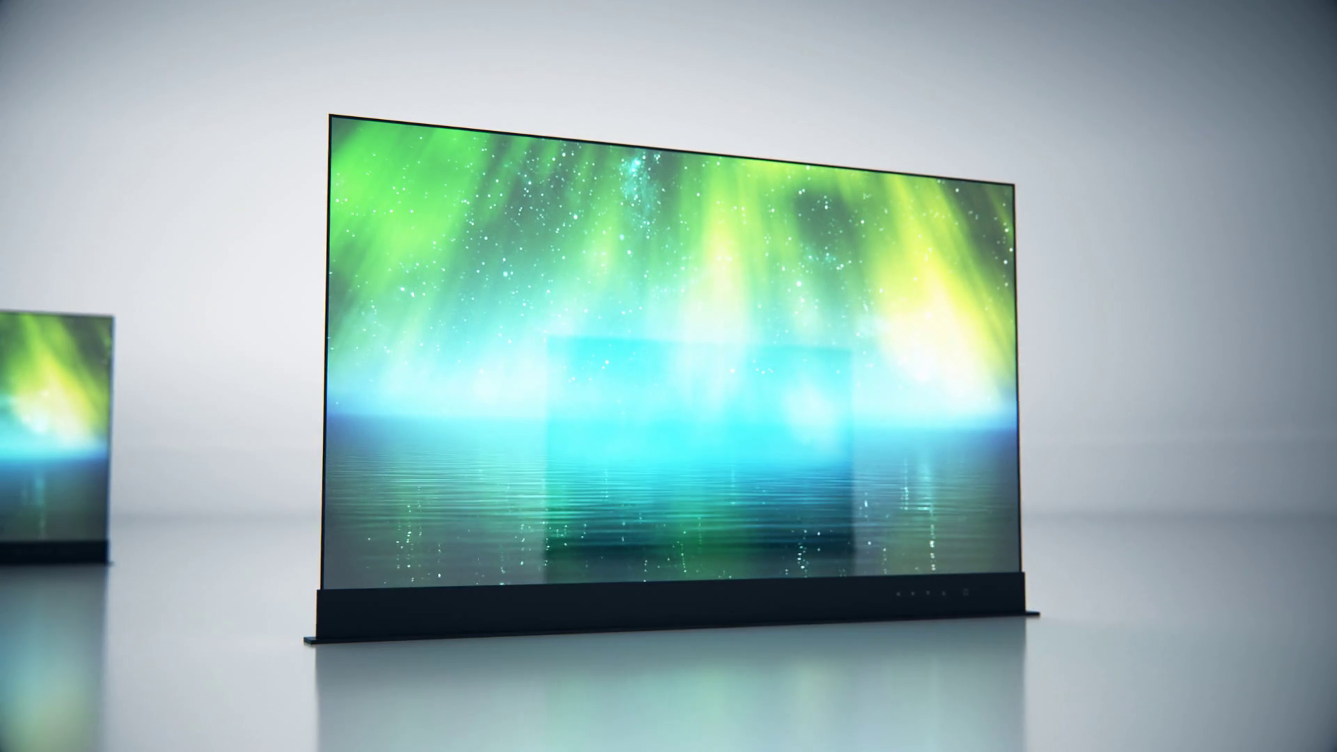 Flat Screen Translucent Tv Future Technology Stock Motion Graphics SBV ...