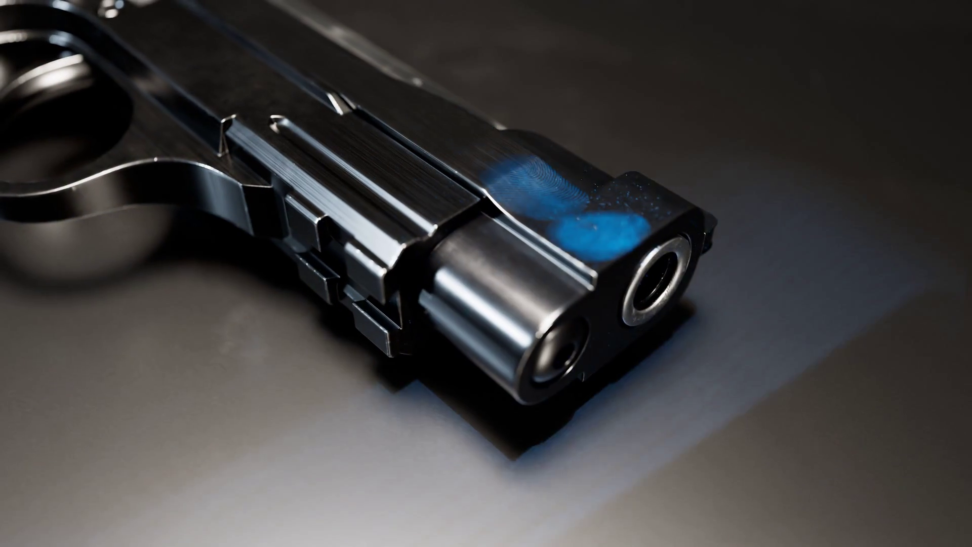 Gun With Fingerprints In Uv Light Biometric Stock Motion Graphics SBV ...