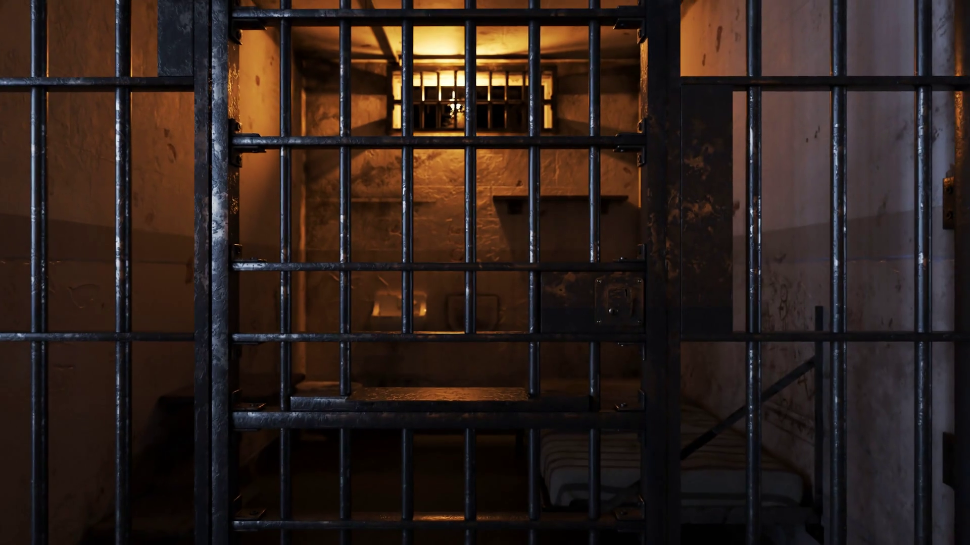 Interior Of Modern Prison Hallway With Two Stock Motion Graphics SBV ...